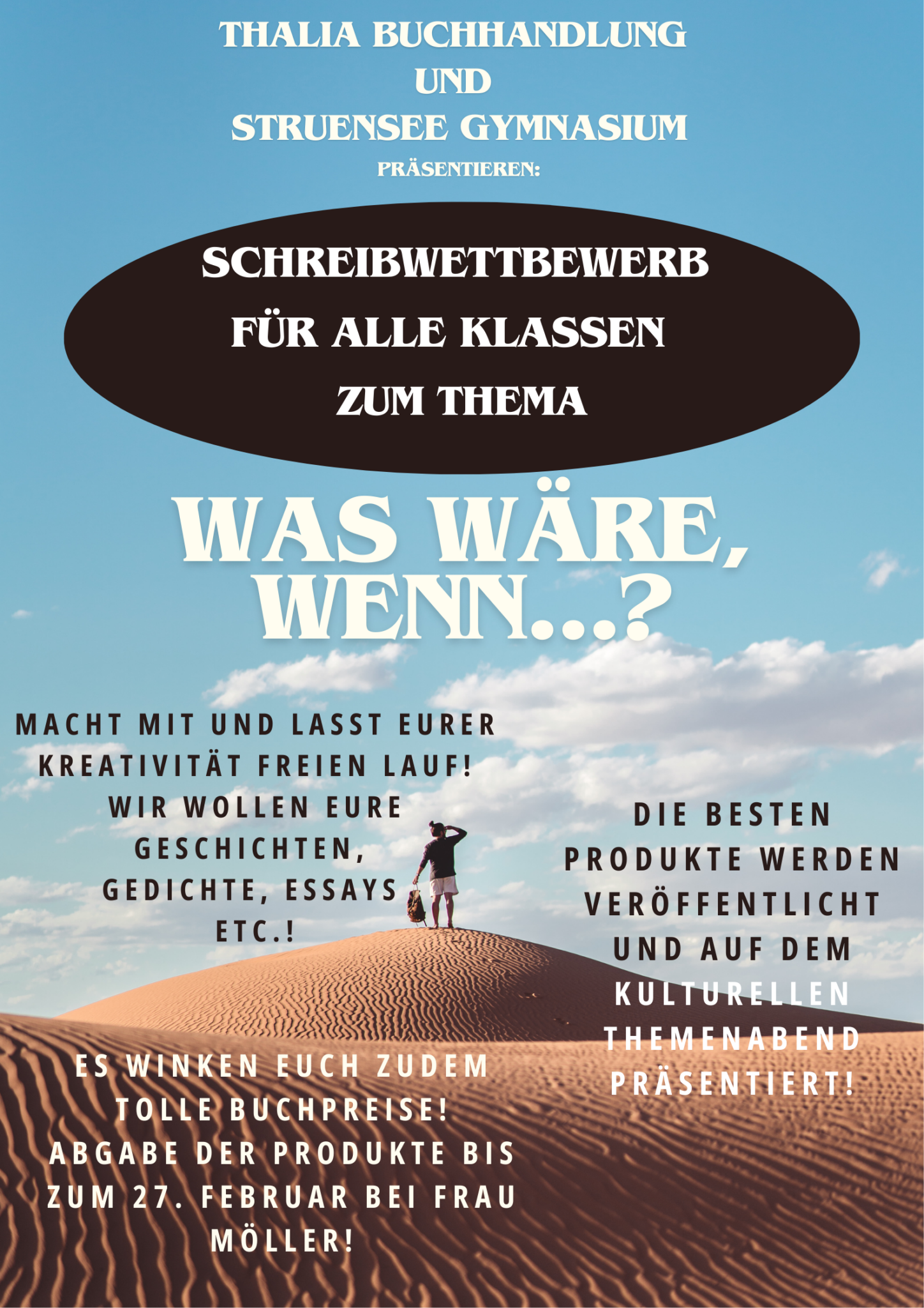 Schreibwettbewerb: Was wäre, wenn…? – Archiv – Struensee Gymnasium